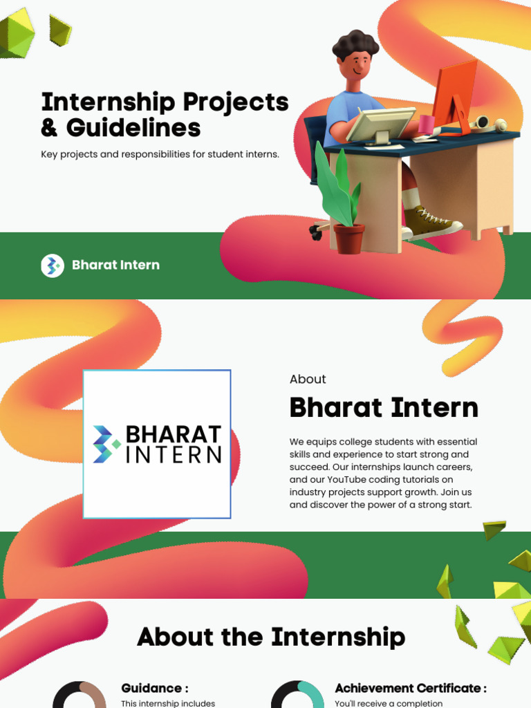 Bharat Intern Full-Stack Web Development Tasks (1) | PDF | Web Development | You Tube