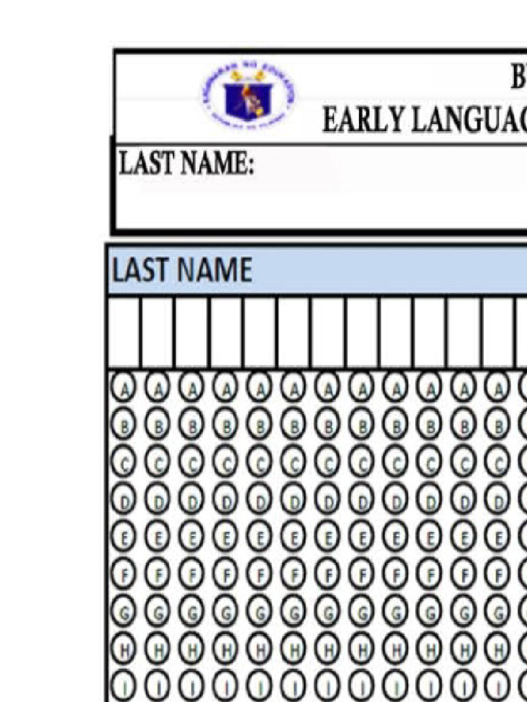 Nat Answer Sheet Practice | PDF