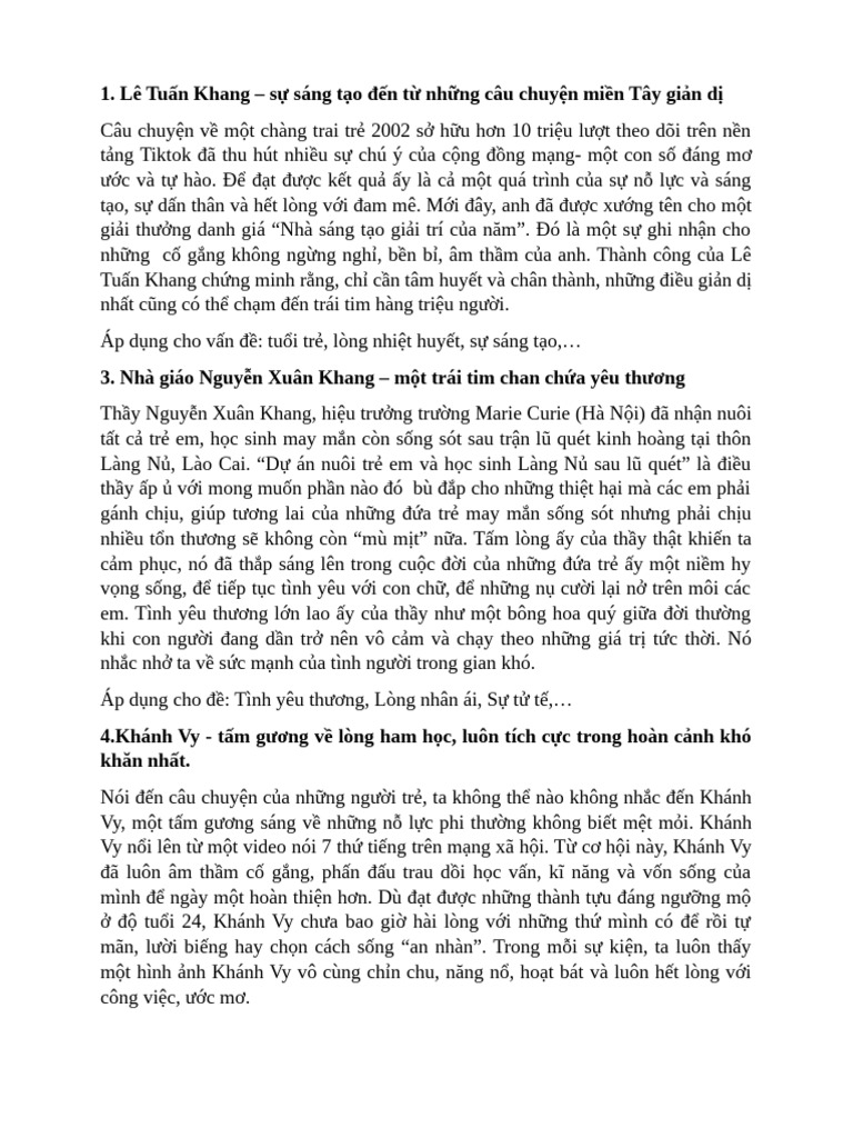 DẪN CHỨNG NLXH-2 | PDF