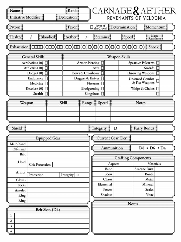 Carnage & Aether - Revenants of Veldonia - Sheets - Character Sheet FF ...