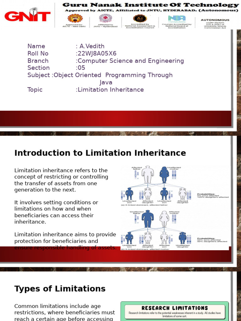 Oops PPT 22wj8a06x6 | PDF | Inheritance