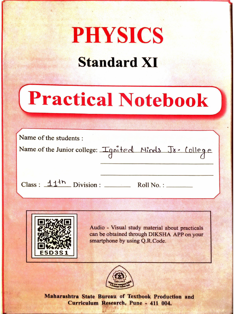 XI Physics Practicals | PDF