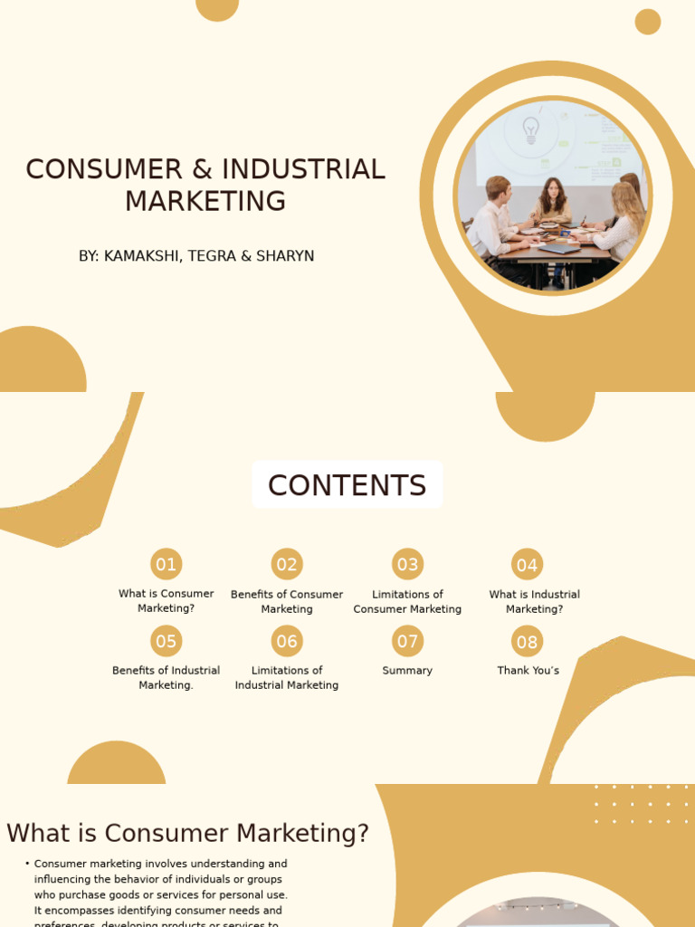 Consumer & Industrial Marketing | PDF | Marketing | Sales