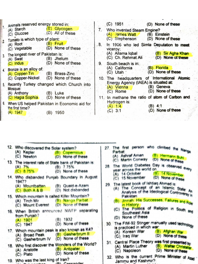 Test 10 | PDF