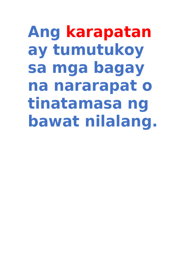 Karapatan | PDF