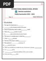 Ist Grade Math Assessment 2024-25 | PDF