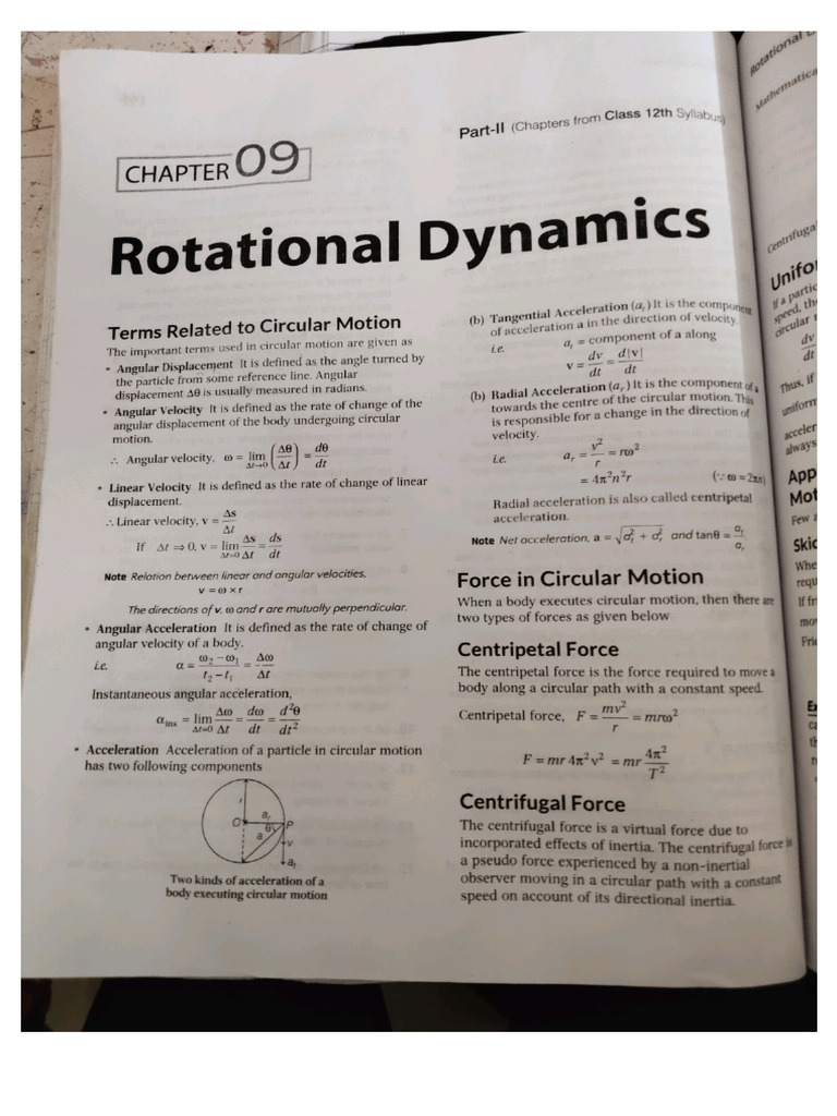 Rotational dynamics | PDF