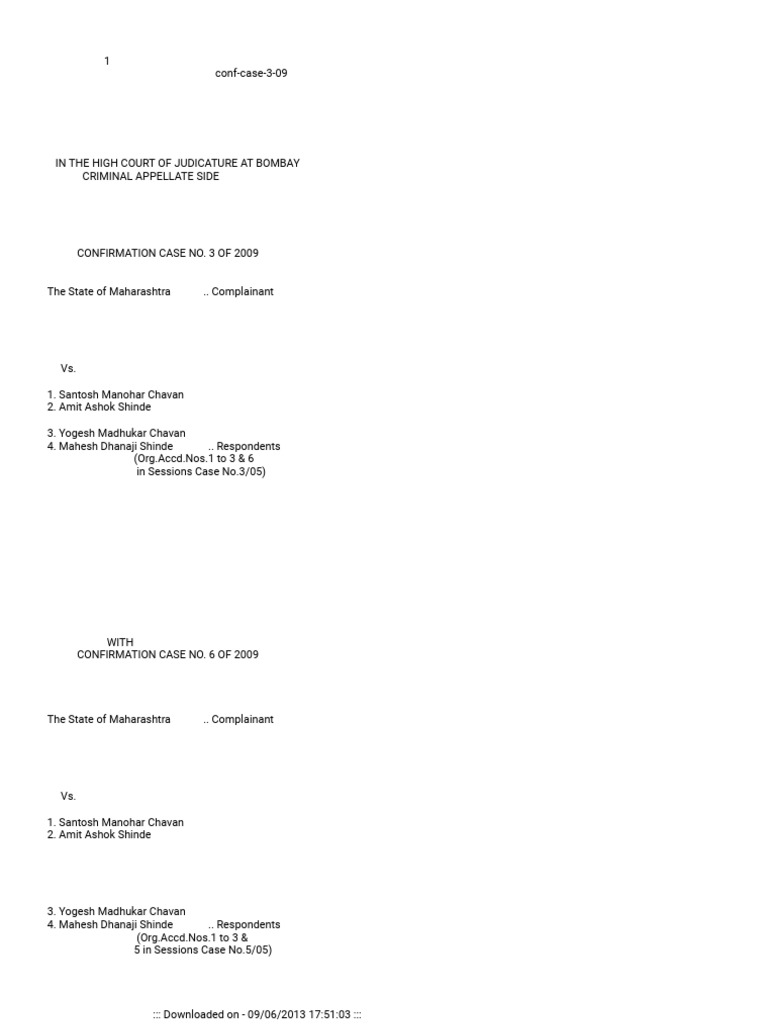 Murder Case | PDF | Autopsy | Sentence (Law)