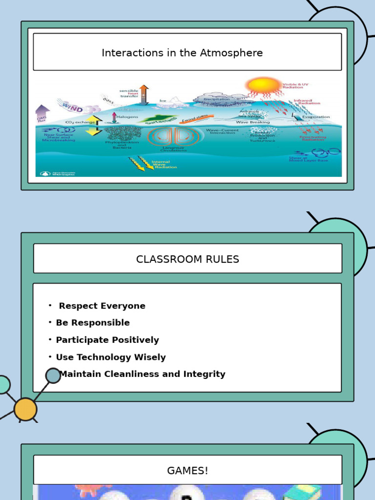 1 Evolution of Earths Atmosphere Lesson Presentation in Blue and Green ...