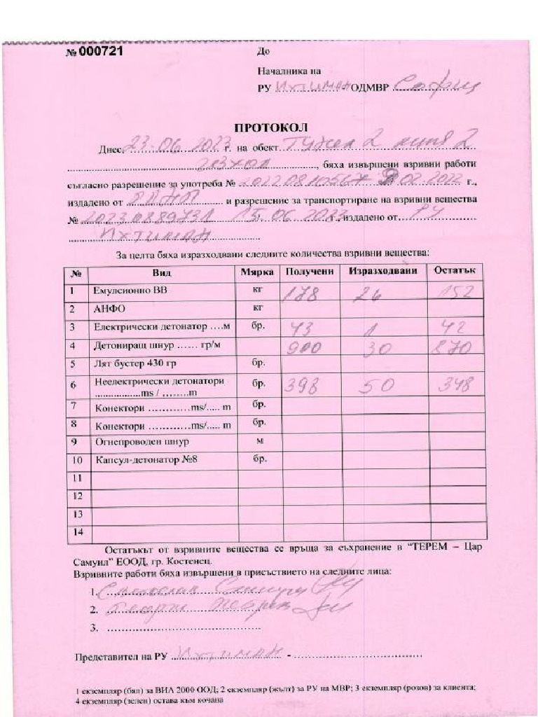 Jun23 Blasting Protocols | PDF