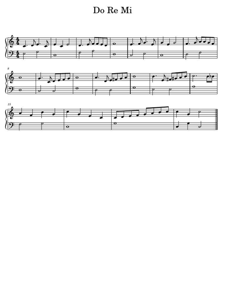 Do Re Mi | PDF
