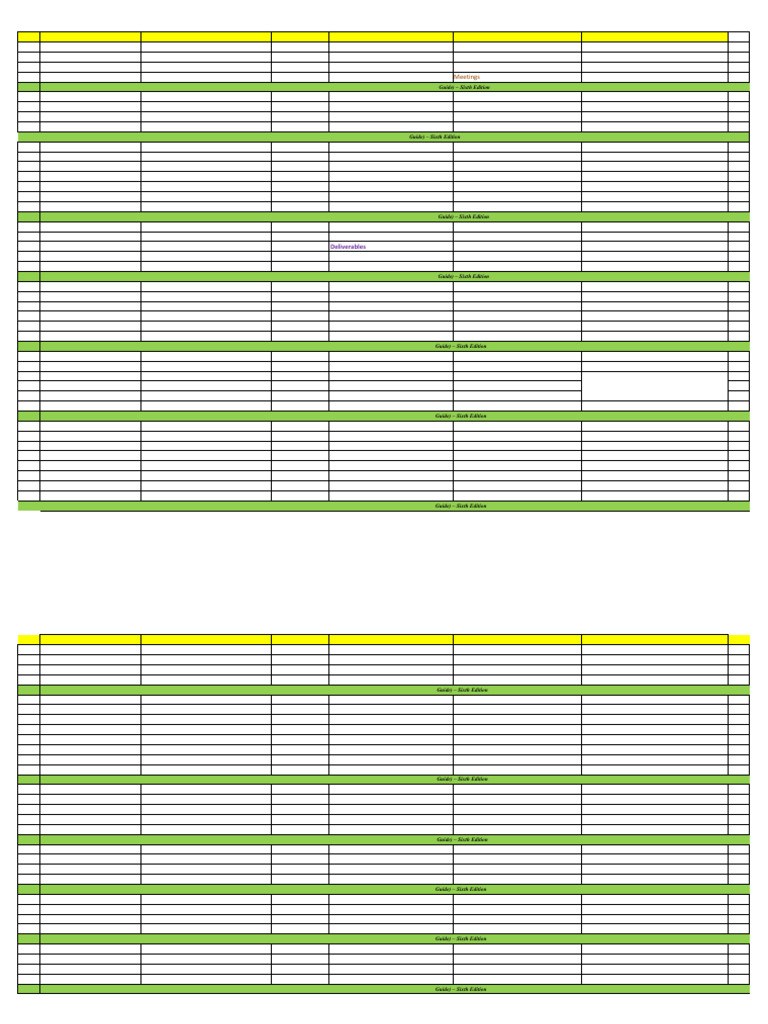 17 Itto Excel Sheet | PDF | Project Management | Quality Management