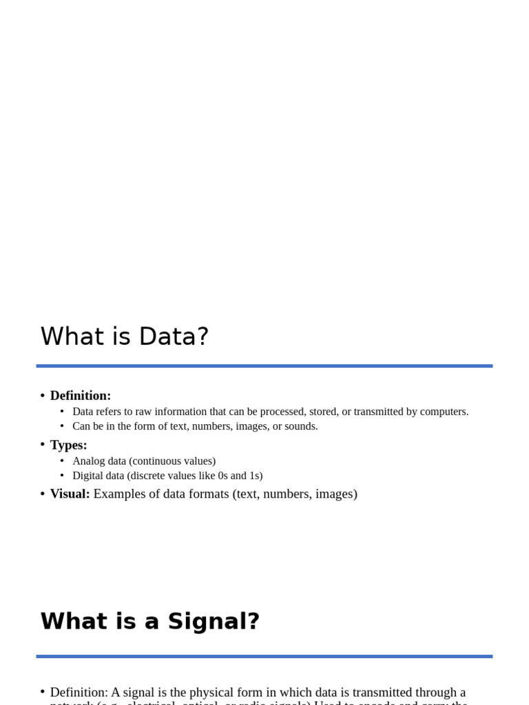 Understanding Data and Signal Transmission | PDF | Modulation | Digital ...
