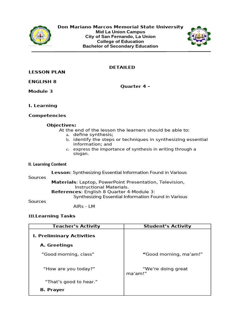 Slogan for Synthesizing Information | PDF | Information | Knowledge
