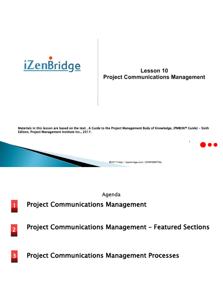 Project Communication Management Overview | PDF | Communication ...