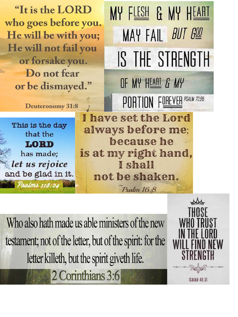 Bible Verse Pdf