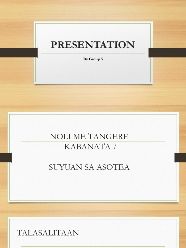 Filipino Presentation | PDF
