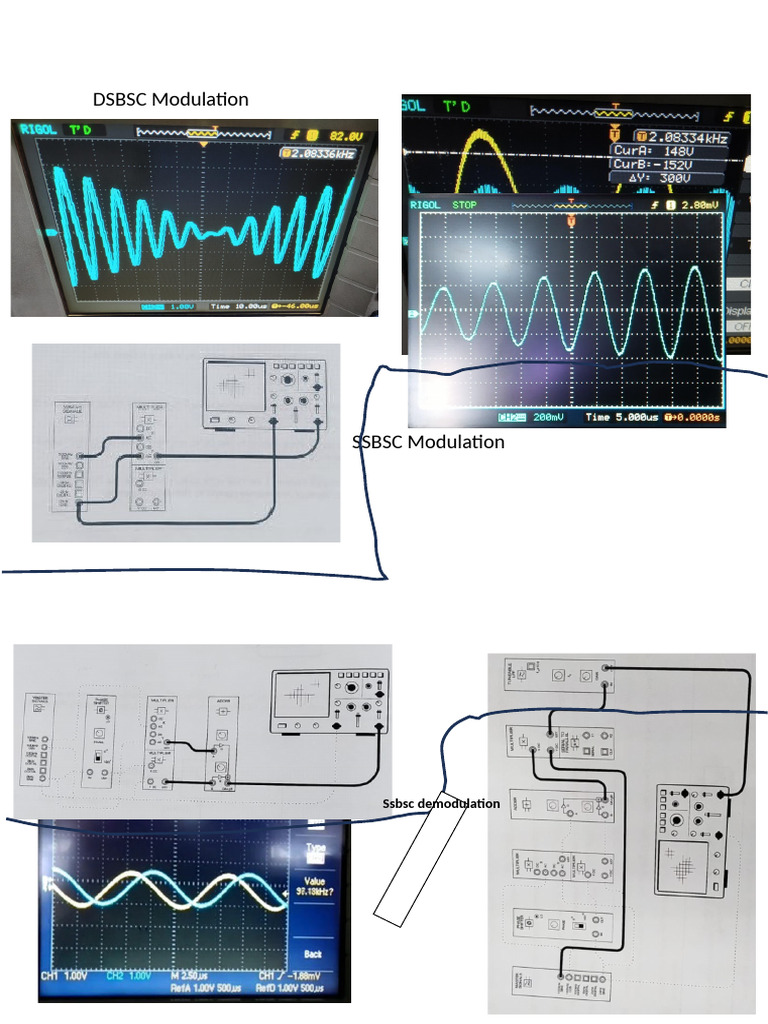 DSBSC and SSBSC Modulation Techniques | PDF