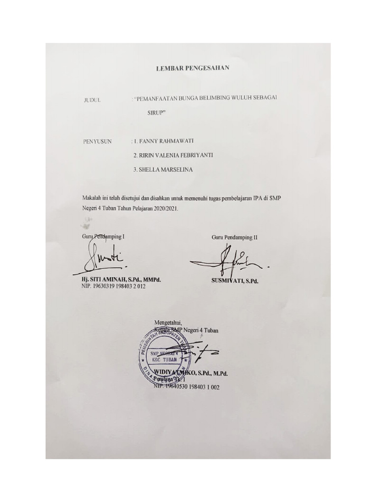 Pemanfaatan Bunga Belimbing Wuluh | PDF