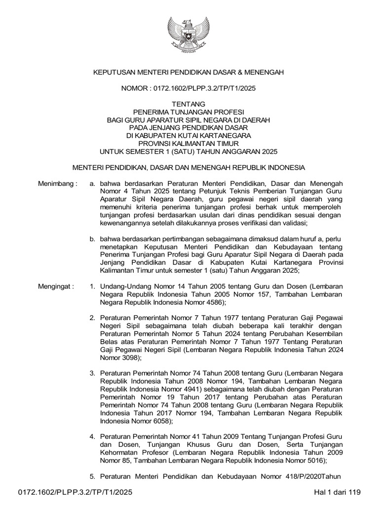 Sk-Tp-Dau-0172.1602 PLPP.3.2 TP T1 2025 | PDF