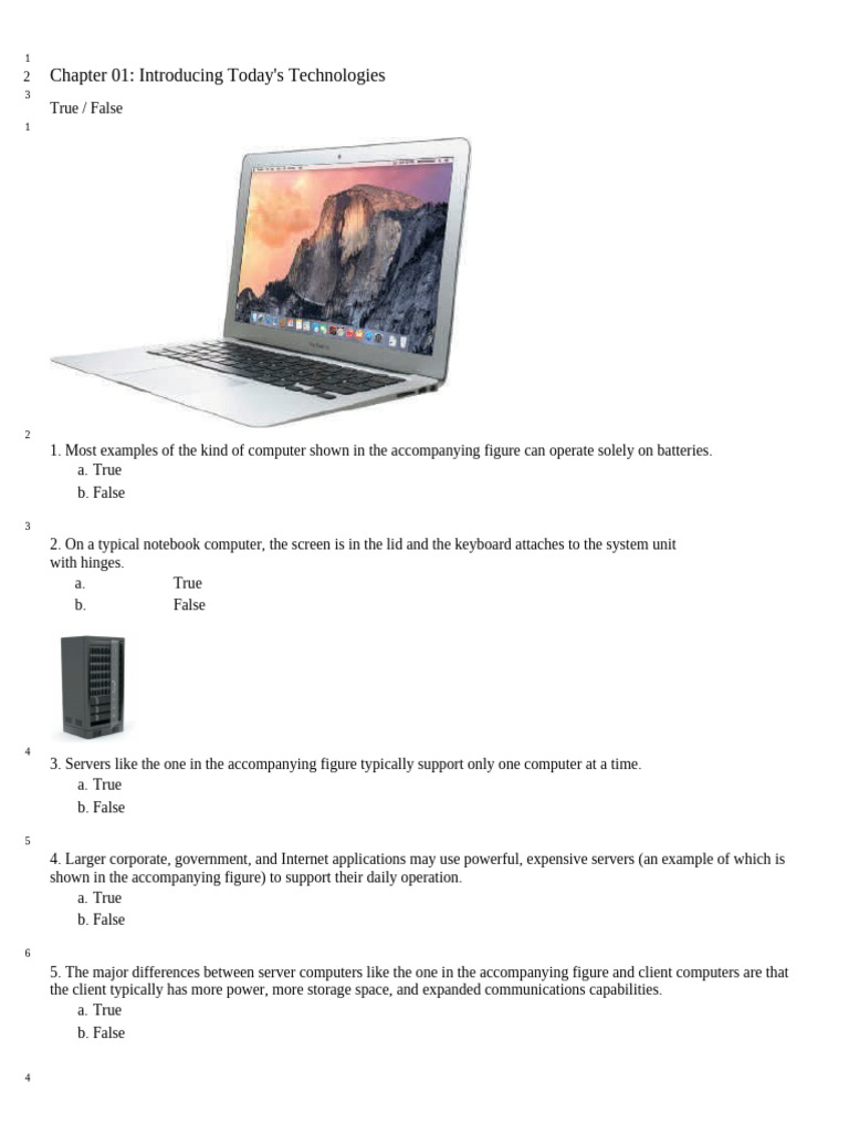 Chapter 01 Introducing Today s Technologies | PDF | Computer Network | Graphical User Interfaces
