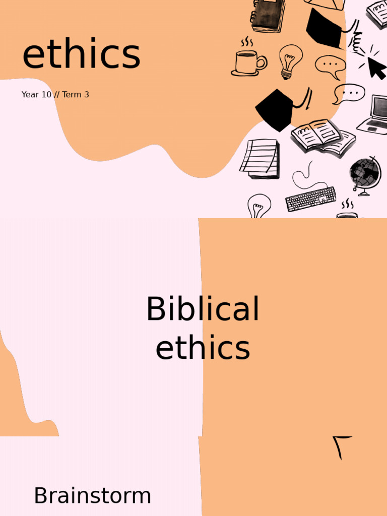 Ethics PPT - Biblical Ethics | PDF | Genesis Creation Narrative | Image Of God