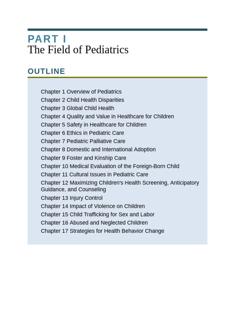 01 Nelson Field of Pediatrics | PDF | Stress (Biology) | Child Abuse