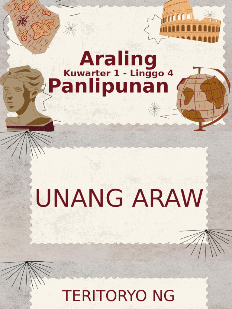 Araling Panlipunan 4 Quarter 1 Week 4 | PDF