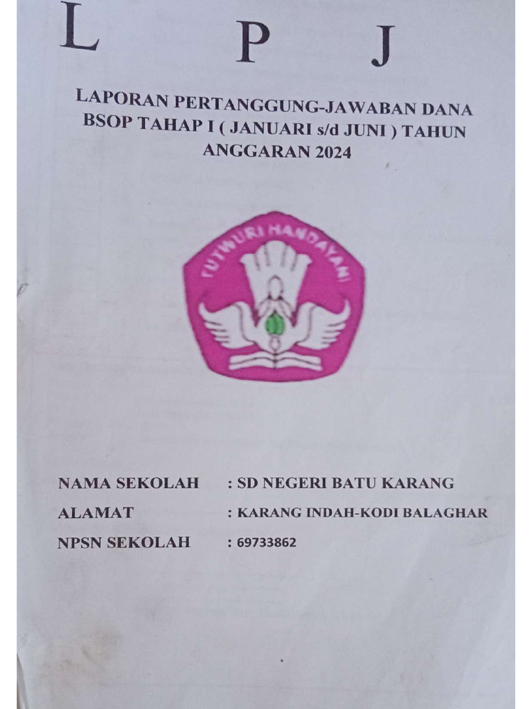 LPJ Tahap 1 Ke 1 | PDF