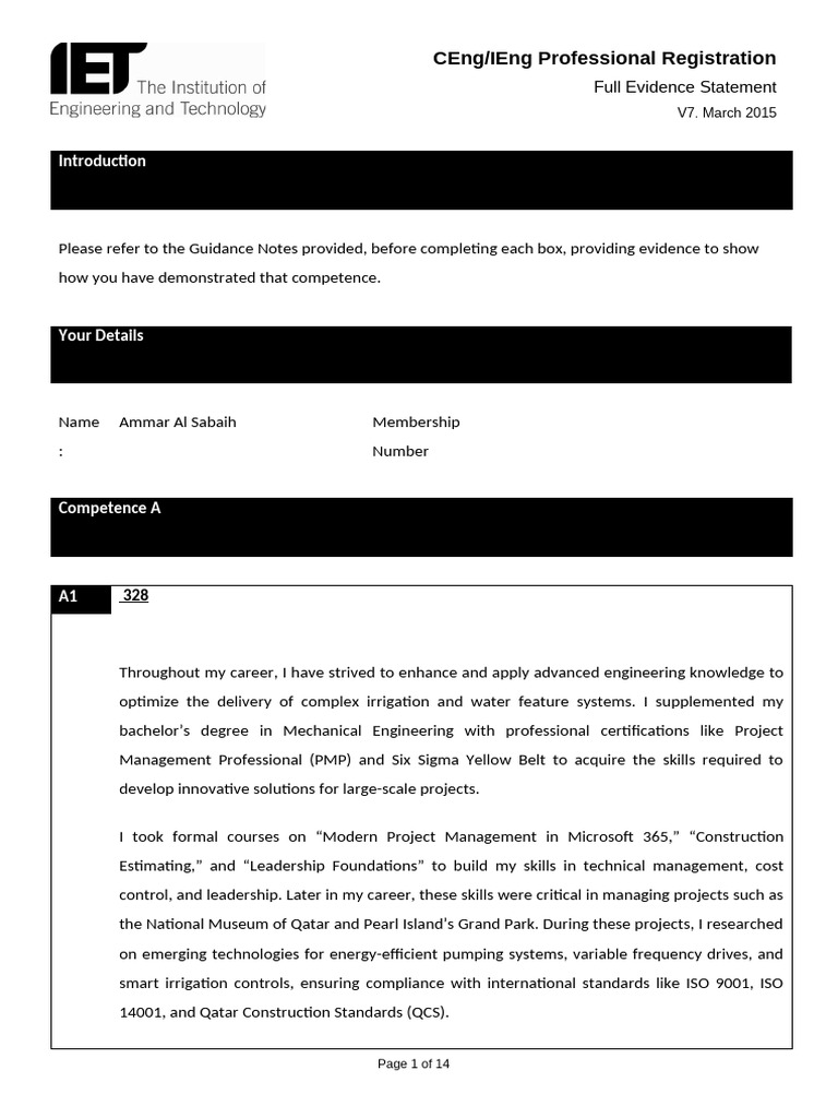 Iet Uk Spec-Ammar Al Sabaih | PDF | Pump | Corrosion
