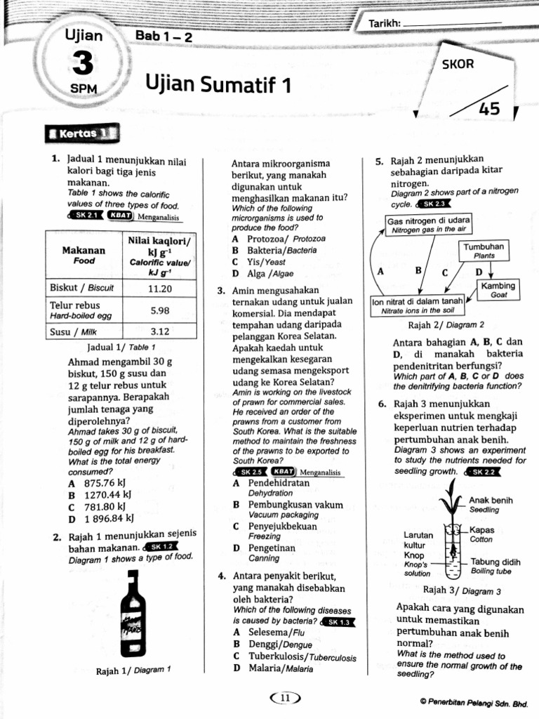 Science F5 Revision Chapter 1 and 2 13-Mar-2025 18-59-42 | PDF