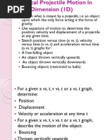 Grade 12 Vertical Projectile Motion Exercises | PDF | Velocity | Motion ...