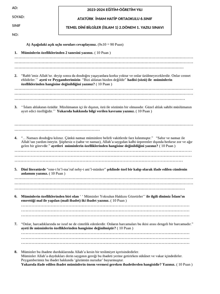 6 S TDB 2 1 Yaz | PDF