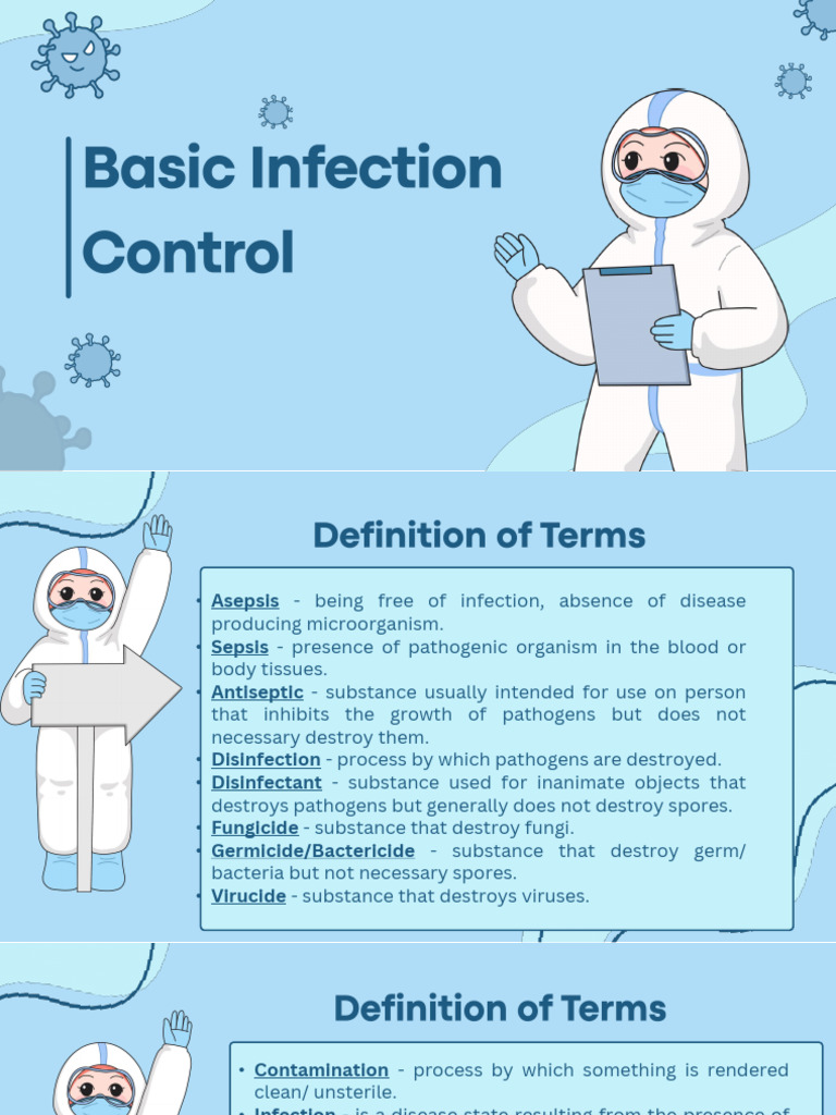Basic-Infection-Control Lecture | PDF | Infection | Pathogen
