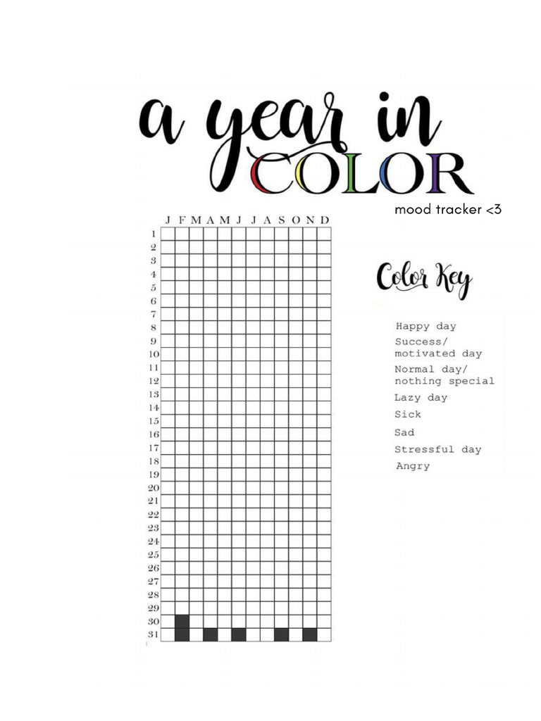 A Year in Color | PDF