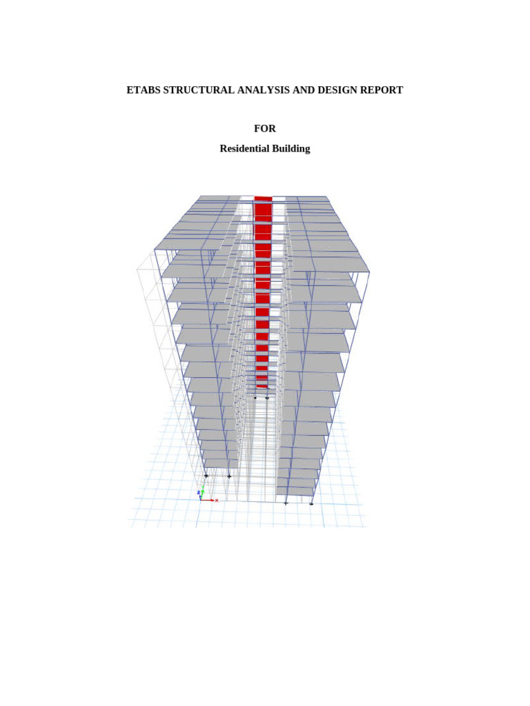 ETABS Design Report for RCC Frame | PDF | Beam (Structure) | Structural ...