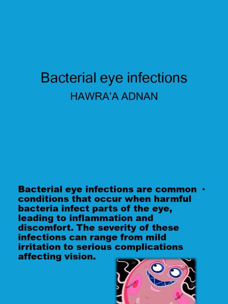 Bacterial Eye Infection | PDF