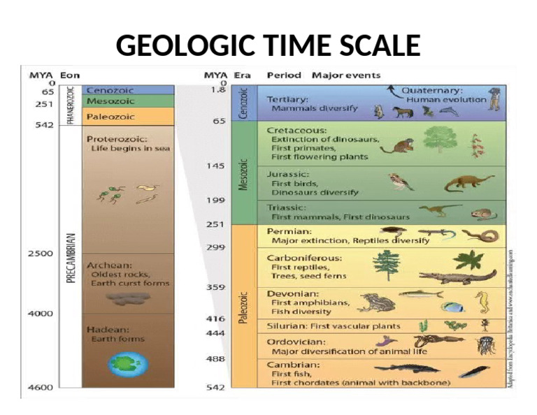 GEOLOGIC TIME SCALE | PDF