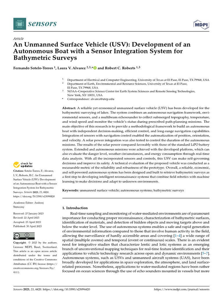 Sensors 23 04420 v3 | PDF