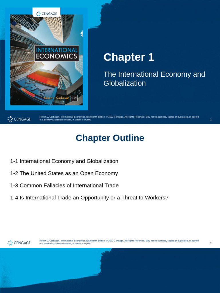The International Economy and Globalization | PDF | Globalization ...