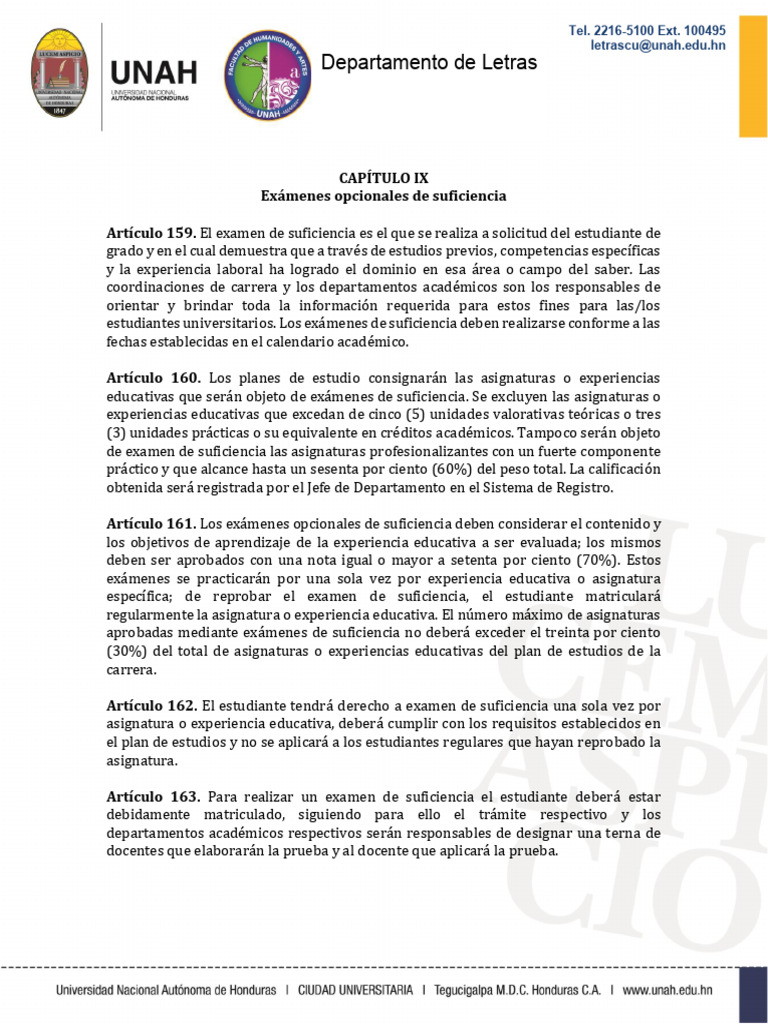 Proceso para Retomar Examen de Suficiencia | PDF | Plan de estudios