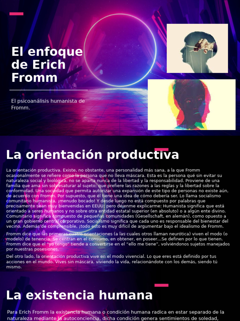 El Enfoque de Erich Fromm | PDF | Erich Fromm | Amor