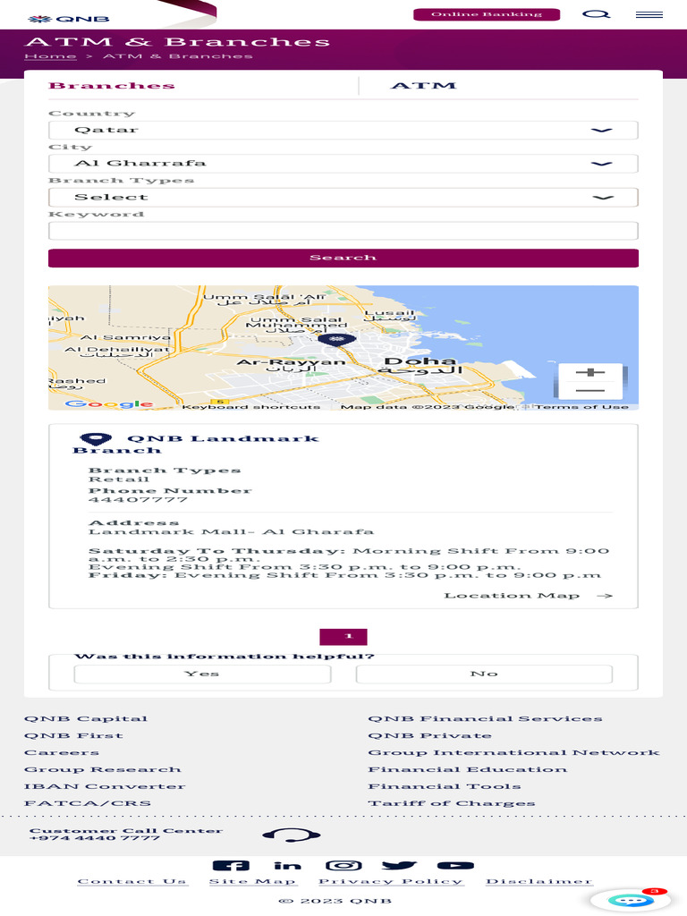 ATM & Branches | PDF