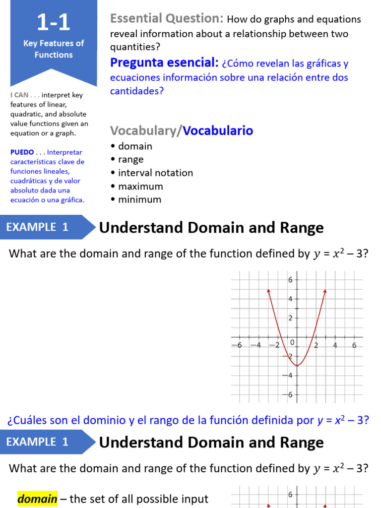1-1+Key+Features+of+Functions | PDF | Function (Mathematics ...
