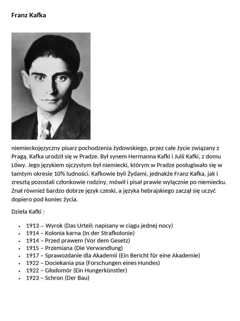 Franz-Kafka | PDF