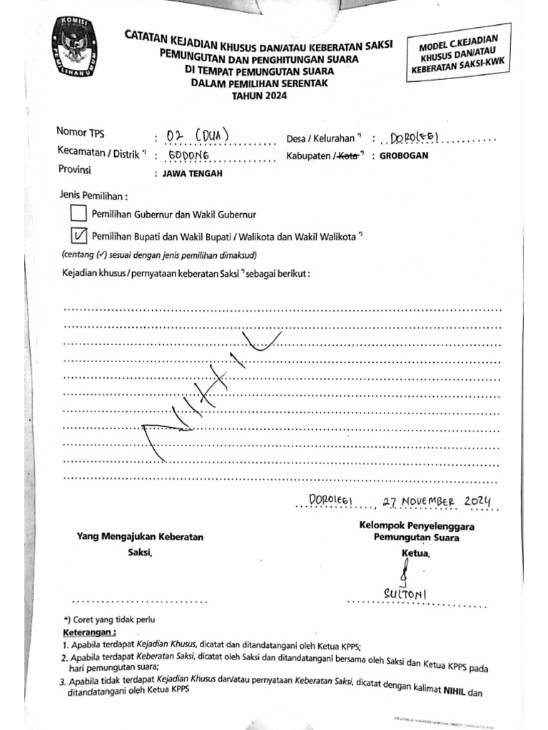 Tps 02 - Kejadian Khusus | PDF