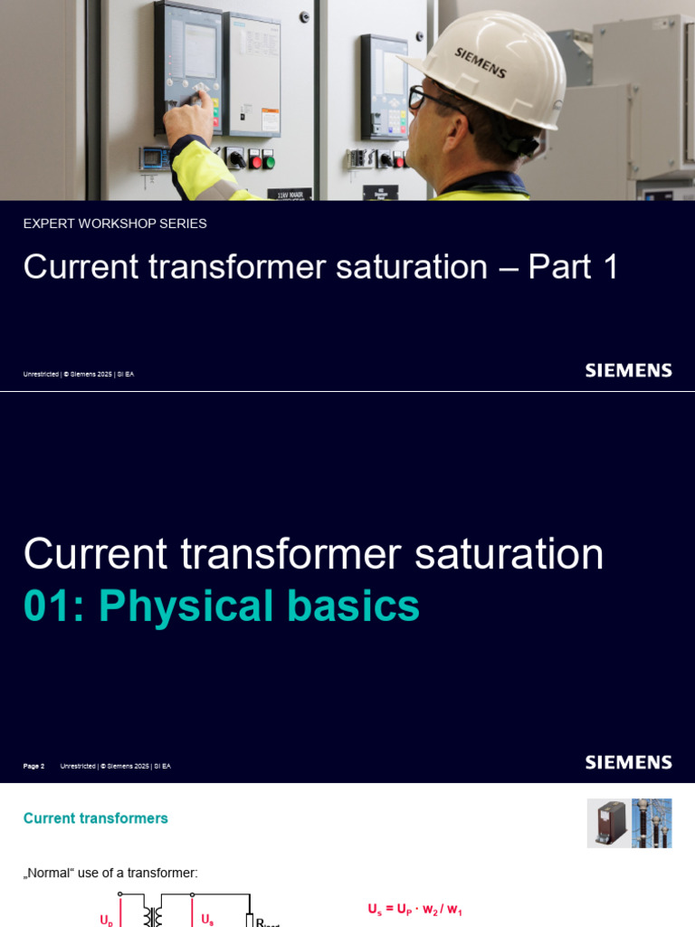 S1 Current Transformer Saturation_Basics (1) | PDF | Transformer | Electric Power