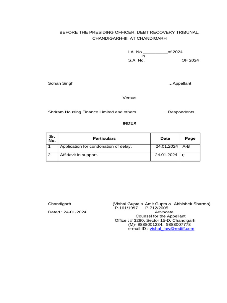 Sohan Singh Vs Shri Ram Finanace | PDF | Security Interest | Common Law