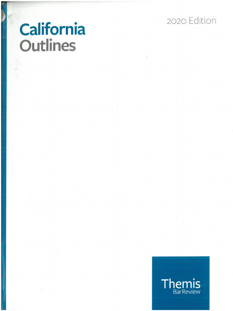 Themis Bar Review Outline | PDF