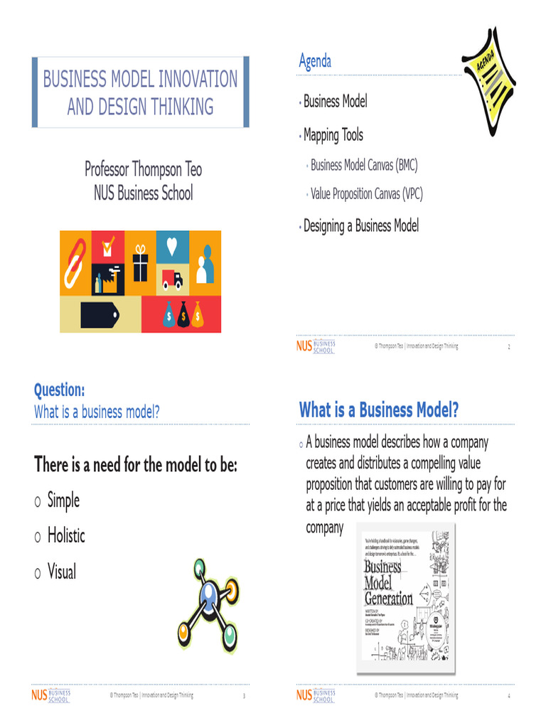 Business Model CanvasMScSep2024class1 | PDF | I Pod | Design Thinking